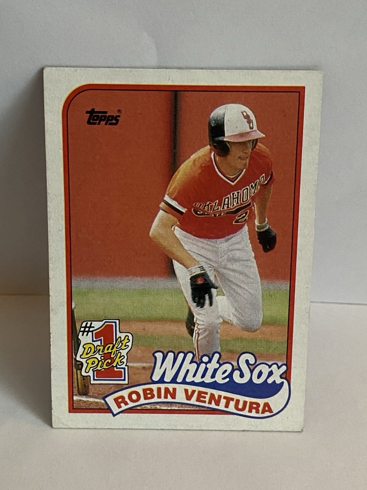 Robin Ventura 1989 Topps 1st Draft Pick Rookie RC #764 Chicago White ...