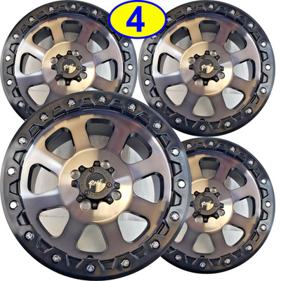 4) Arctic Cat ATV WHEELs RIM RAGE THREE-FIVE-TWO 352 14x7 4x115 4+3 Gun ...