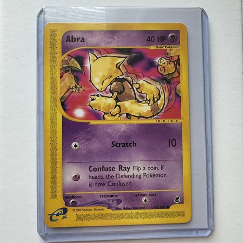 Pokémon Expedition Set Regular Finish Abra eReader 93/165 | eBay