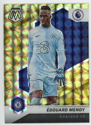 Edouard Mendy 2021-22 Panini Mosaic EPL Reactive Gold Prizm Parallel | eBay