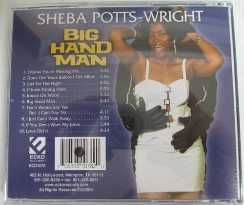 Sheba Potts-Wright Big Hand Man cd Ecko Memphis cutout | eBay