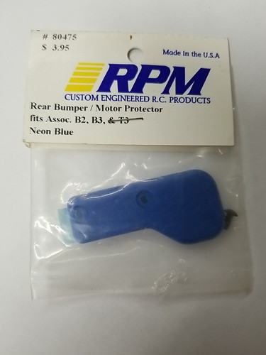 New Vintage RARE RPM #80475 Blue Rear Bumper Associated RC10 B2 B3 T3 ...