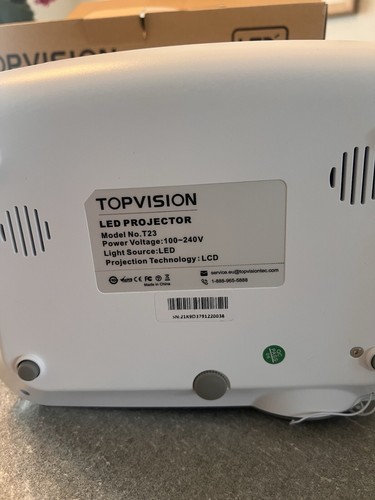 LED Projector, Topvision, Portable, Gently Used | eBay
