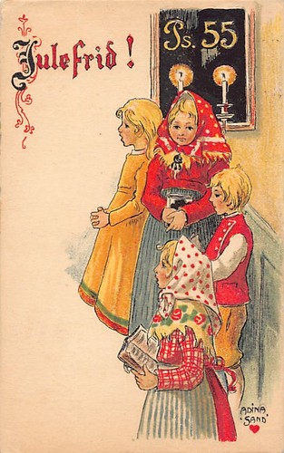 SVERIGE Sweden - Julefrid ! Merry Christmas! - Artist Adina Sand - Publ ...