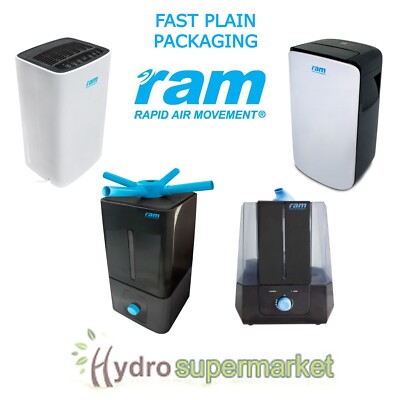 RAM ULTRASONIC HUMIDIFIER 5L, 13L / DEHUMIDIFIER 12L FOR FULL HUMIDITY ...