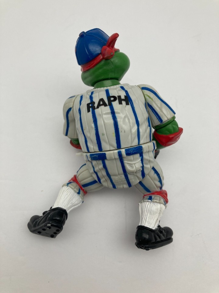 Rare 1991 Teenage Mutant Ninja Turtles TMNT Baseball Catcher Raphael ...