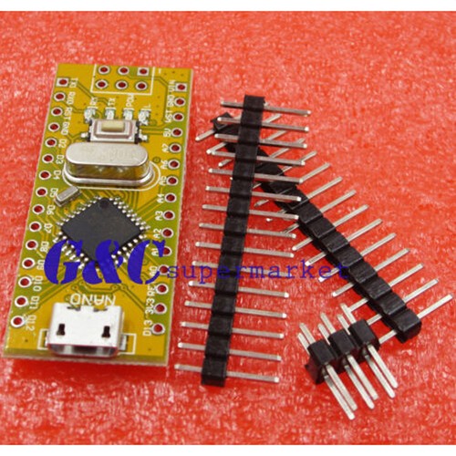 MINI/MICRO USB Nano V3.0 CH340C ATmega328P-AU 5V 16M Micro-Controller ...
