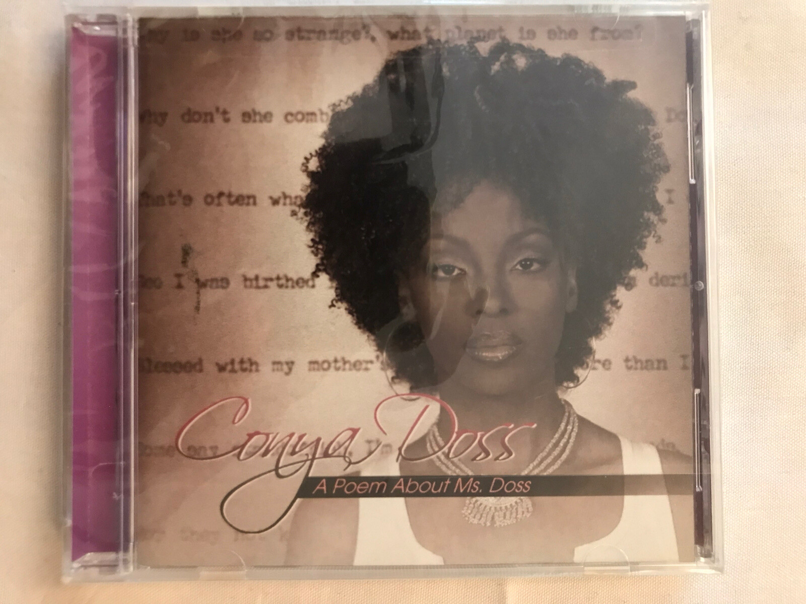 A Poem About Ms. Doss by Conya Doss (CD 2002) New/sealed. | eBay