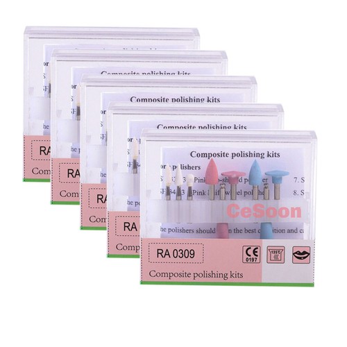 5Kits Dental Light-cured Resin Composite Polishing Kit RA 0309 For Low ...