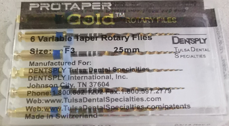 Dentsply Protaper Gold Rotary Files Tulsa Assorted Endodontics 21mm ...