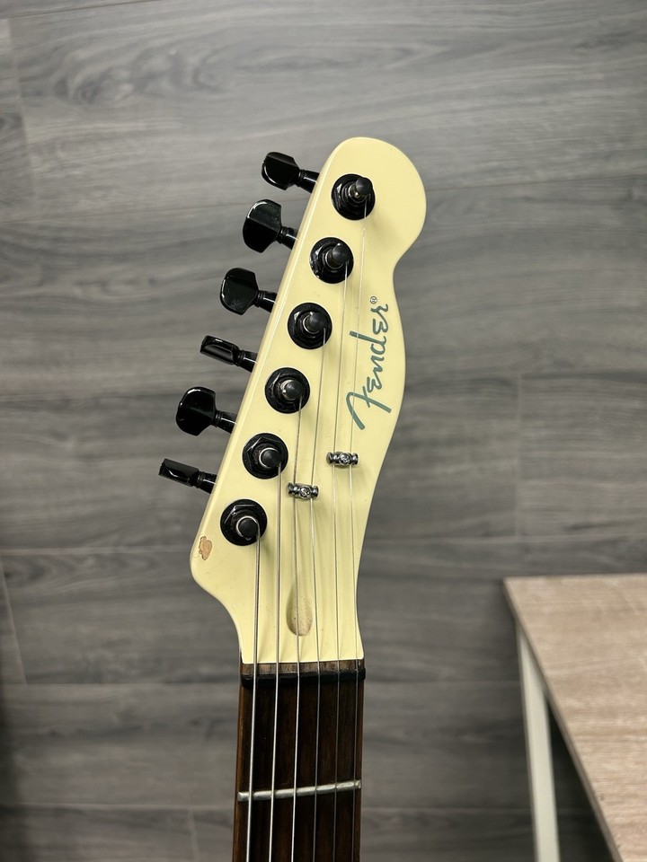 Fender TC-90 Thinline Double Cut Telecaster Vintage White Electric ...