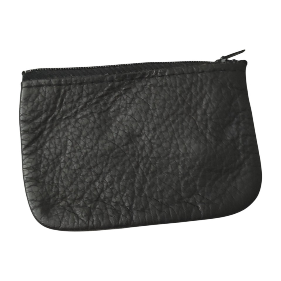 BMW KARL+CO Black Leather/Pleather? Coin Purse with Key Ring Excellent ...