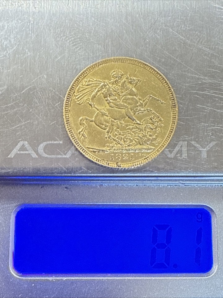 King George 1V 1821 Full Gold Sovereign Very Rare!!! | eBay UK