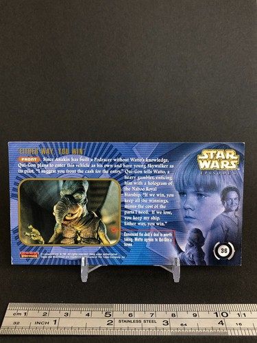 Elther Way, You Win" Star Wars Episode 1 Toops Widevision #36 | eBay