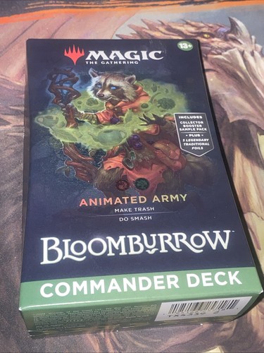 Mtg Commander Bloomburrow Animated Army New Sealed Deck | eBay