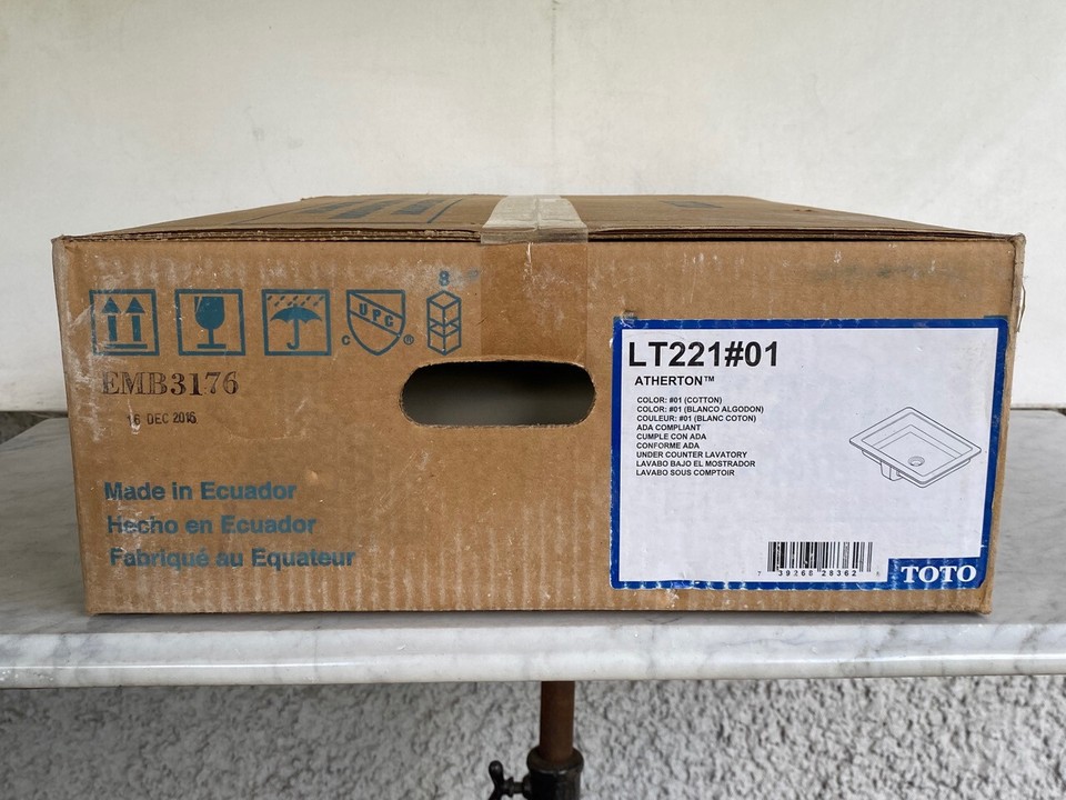 TOTO Atherton Under Counter Lavatory Basin Sink. Vitreous China 17 ...