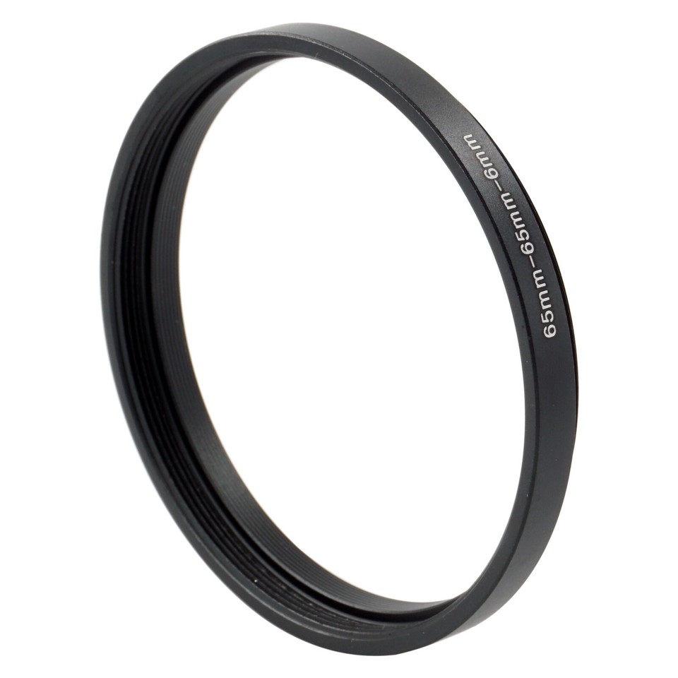 Aluminum M65-M65 65mm x 1mm Screw Mount Extend Tube ring Adapter Lens ...