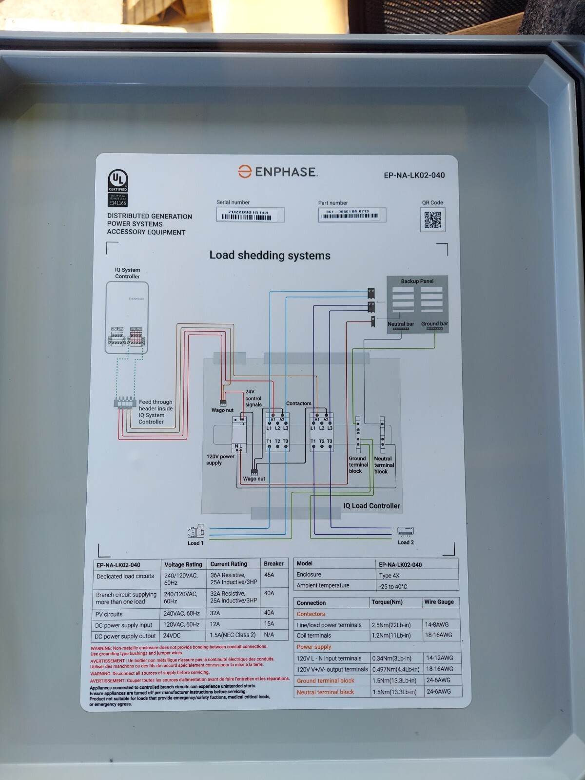 Enphase Enpower EP200G101-M240US00 IQ System Controller Smart Switch ...