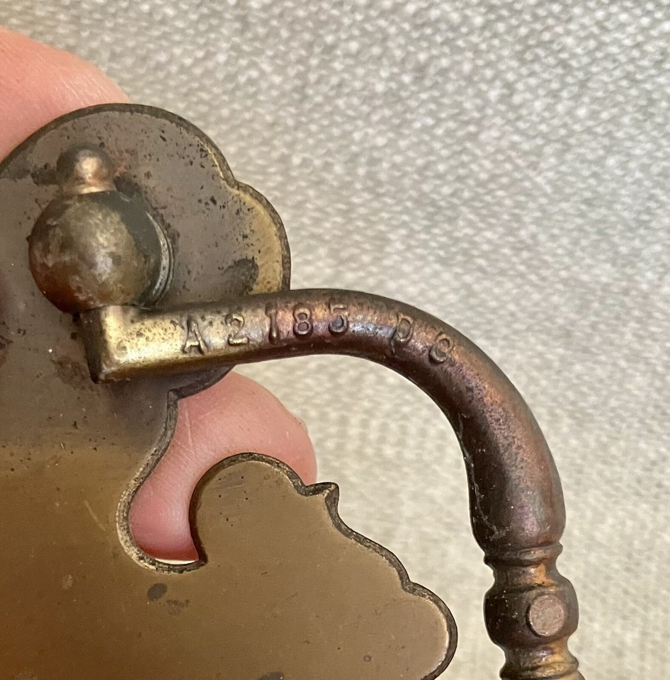 Ethan Allen Heirloom A 2185 DC Colonial Handle Pull 2.5 CC Copper Brass Aged A13 | eBay