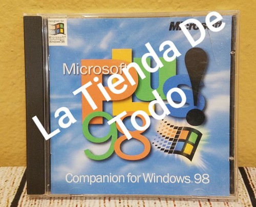 OLD COMPANION SOFTWARE CD ROM FOR MICROSOFT PLUS! 98 SYS USERS ...