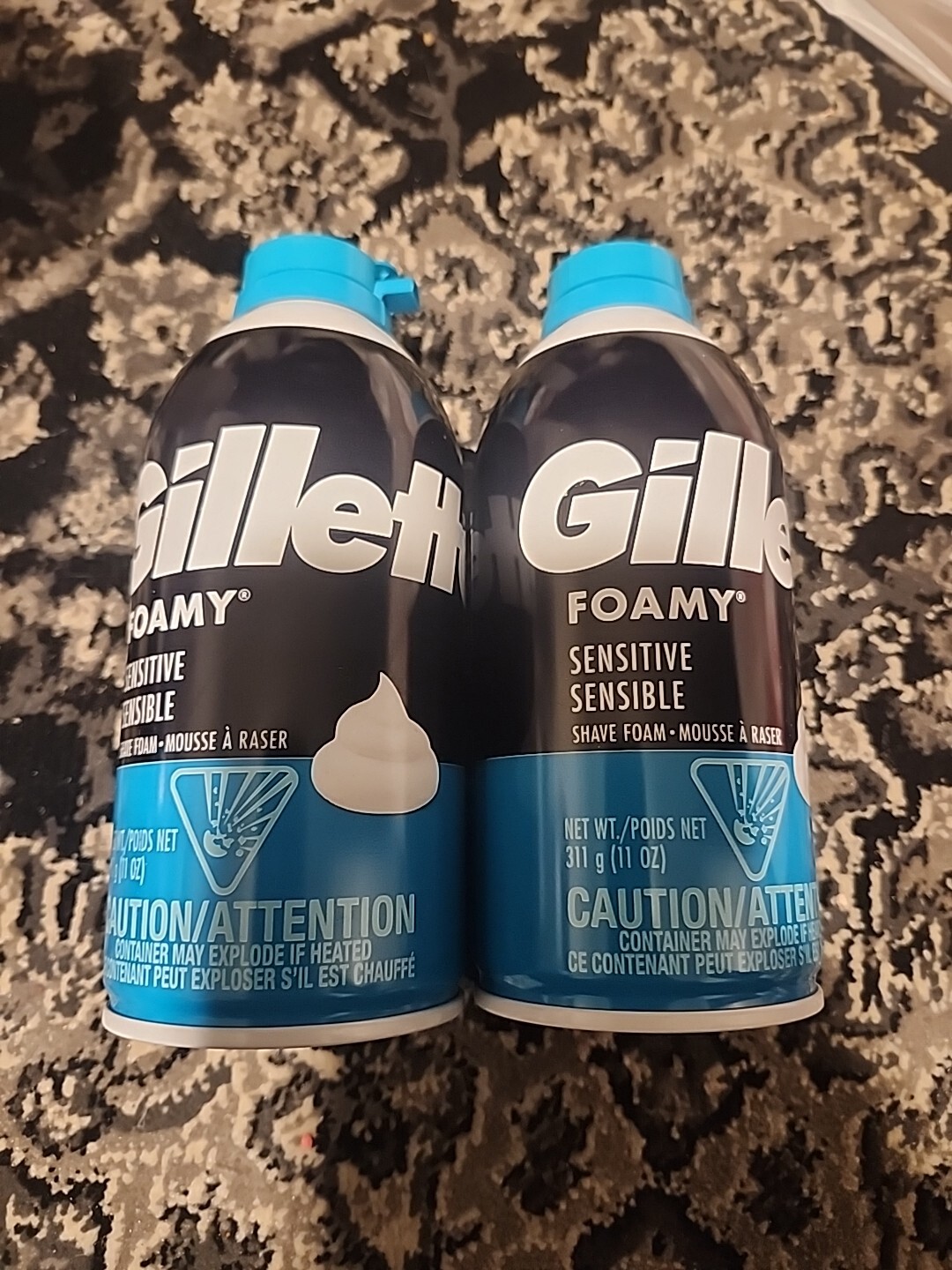 Gillette Foamy Sensitive Shaving Cream- 11 oz Pack of 2 | eBay