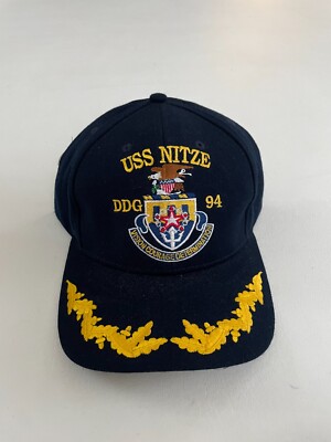 The Corps USS Nitze DDG 94 Blue Baseball Cap Hat One Size | eBay
