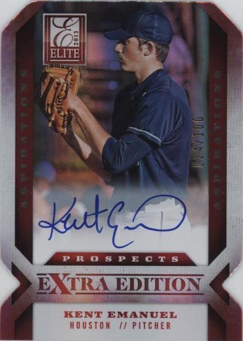 2013 Panini Elite Extra Edition - Kent Emanuel #198 Aspirations Die-Cut ...