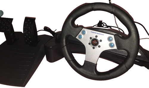 ThrustMaster Nascar Pro Digital Racing wheel / USB-Rare-SHIPS N 24 ...