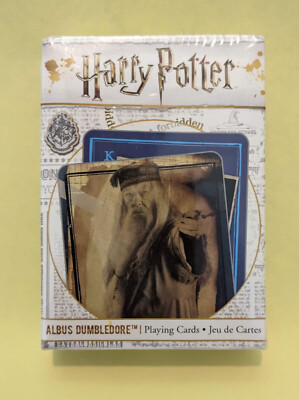 Harry Potter Albus Dumbledore Playing Cards deck NEW sealed Hogwarts | eBay