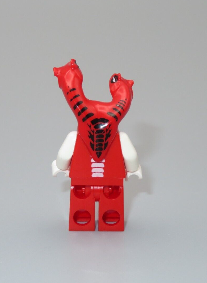 LEGO Ninjago Fangdam red two headed snake minifigure 9571 9445 9457 | eBay