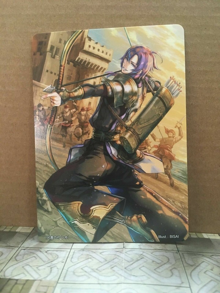 Leon Fire Emblem 0 Cipher Marker Card Mint FE Echoes Heroes | eBay
