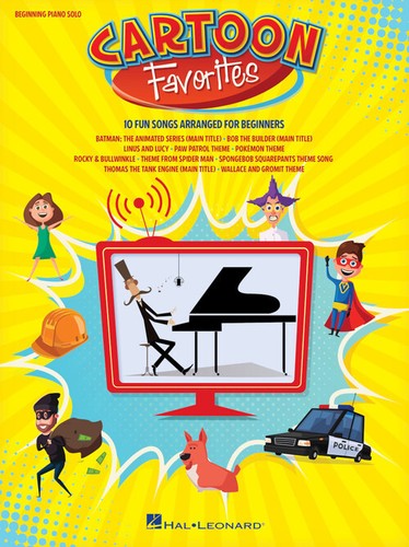 Cartoon Favorites Beginning Piano Solo Songbook | eBay