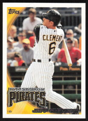 2010 Topps Update #US-301 Jeff Clement Pittsburgh Pirates | eBay