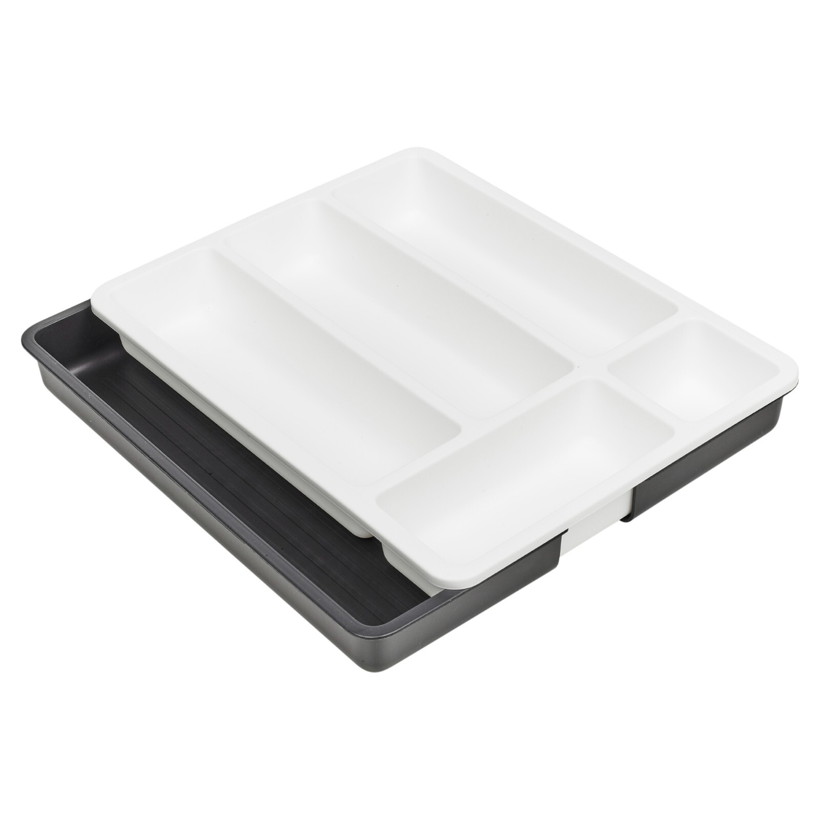 Extendable Plastic Cutlery Drawer Tray Kitchen Organiser Utensil ...