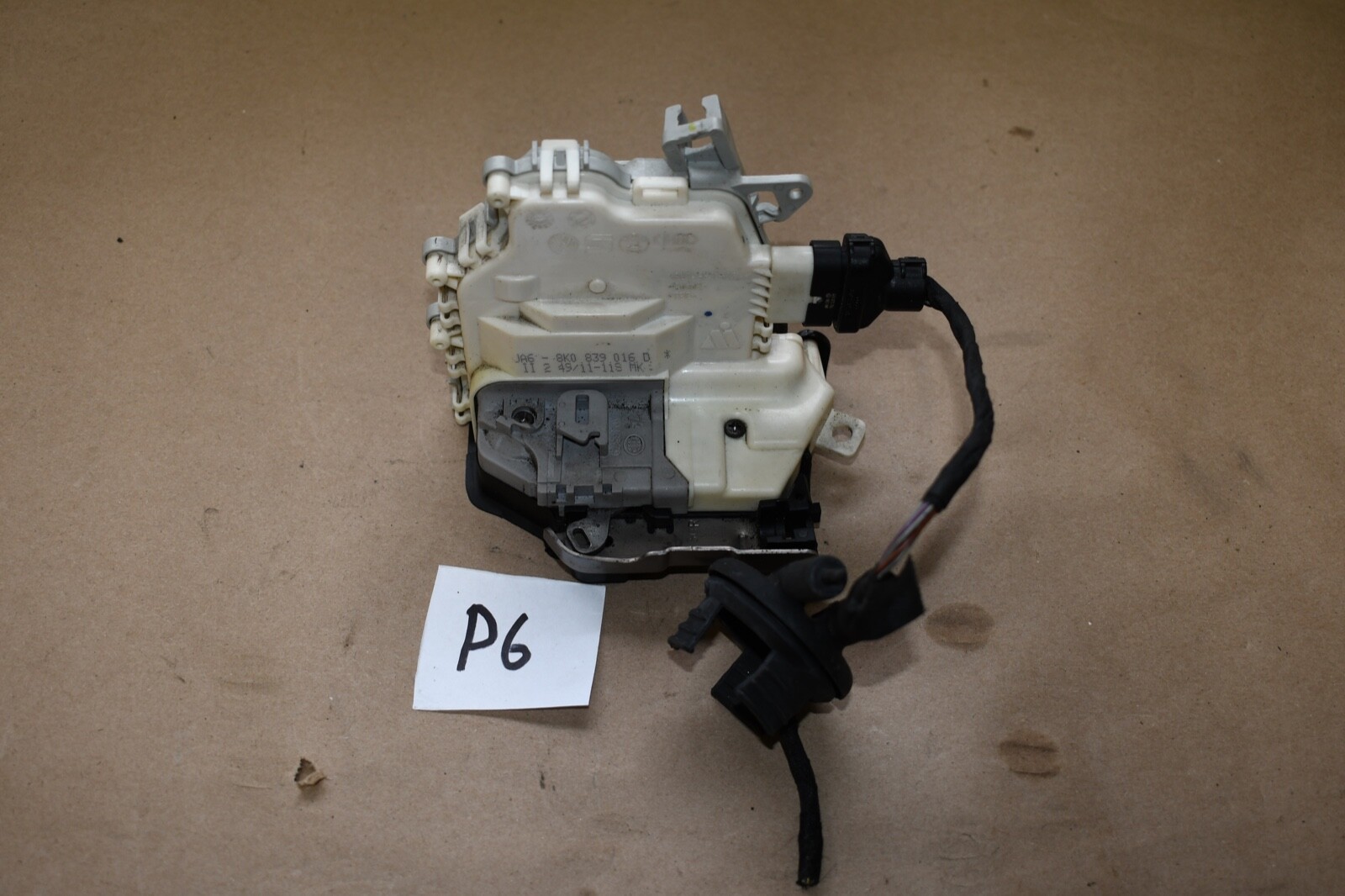 10-17 AUDI A4 ALLROAD REAR RIGHT DOOR LOCK LATCH ACTUATOR 8K0 839 016D ...