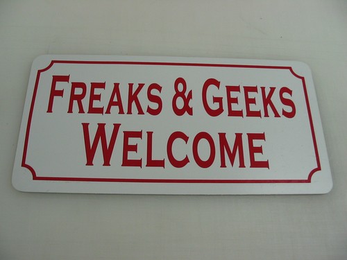 FREAKS & GEEKS WELCOME Metal Sign 4 Boardwalk Carnival Arcade ...