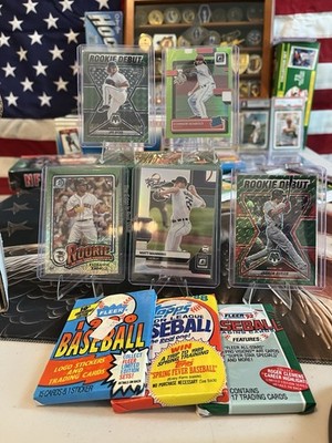 200 Random Baseball Cards Plus 5 Rookies And 3 Sealed Packs | eBay