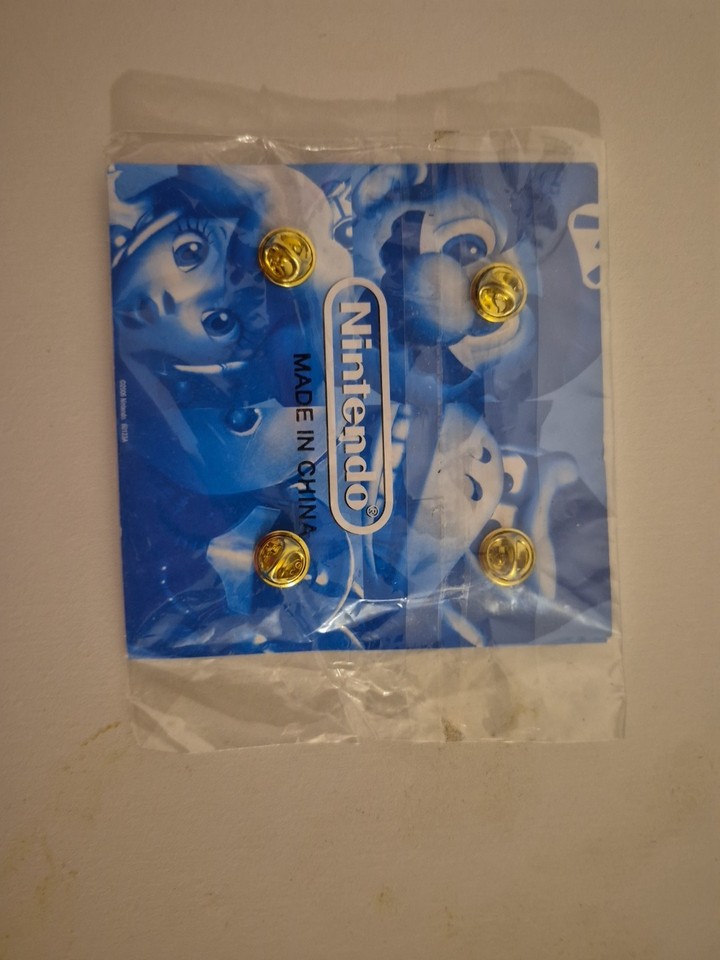 2006 World Of Nintendo Pins Rare Set of 4 -Samus Mario Peach Donkey ...