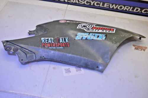 H4-5 Right Side Tank Cover Panel Green 06 Honda TRX500 TRX 500 Foreman ...
