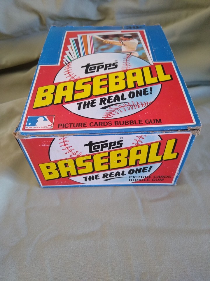 1982 Topps Baseball Empty Wax Box Vintage Original 30 Cent Variation ...