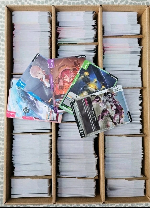Gundam Card Game - 1000 Cards Bulk Lot Common, Uncommon - GD-01 - GD03 ...
