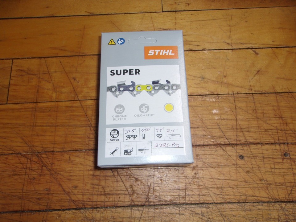 Stihl 24" Full Chisel Chain .325" .050" 96 DL 23RS Pro OEM 3690-000 ...