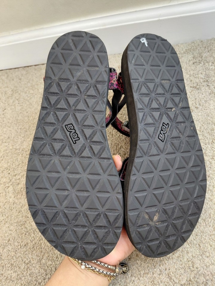 Teva Original Universal Wildflower Women's Sandal, Pink, Black W9 | eBay