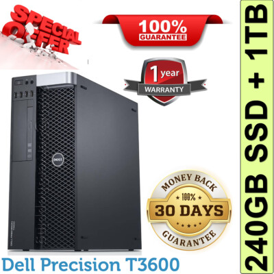 Dell Precision T3600 upto 8-CORE E5-2690 upto 32GB 64GB DDR3 Build YOUR ...