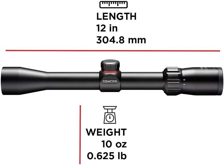 Simmons Truplex .22 MAG 3-9x32mm, Waterproof Fogproof Rimfire Rifle ...