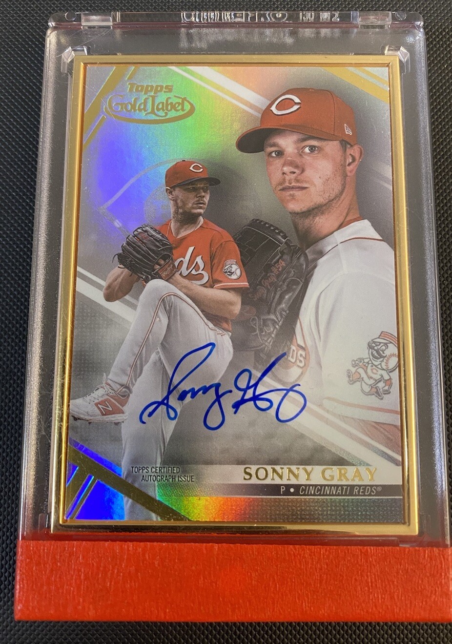 2021 Topps Gold Label - Framed Autographs Gold #FA-SGR Sonny Gray /1 ...