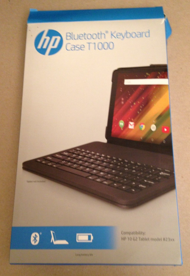 HP 10 G2 10.1in Android 5.0 Lollipop Tablet - 1GB RAM, 16GB W/NEW CASE ...