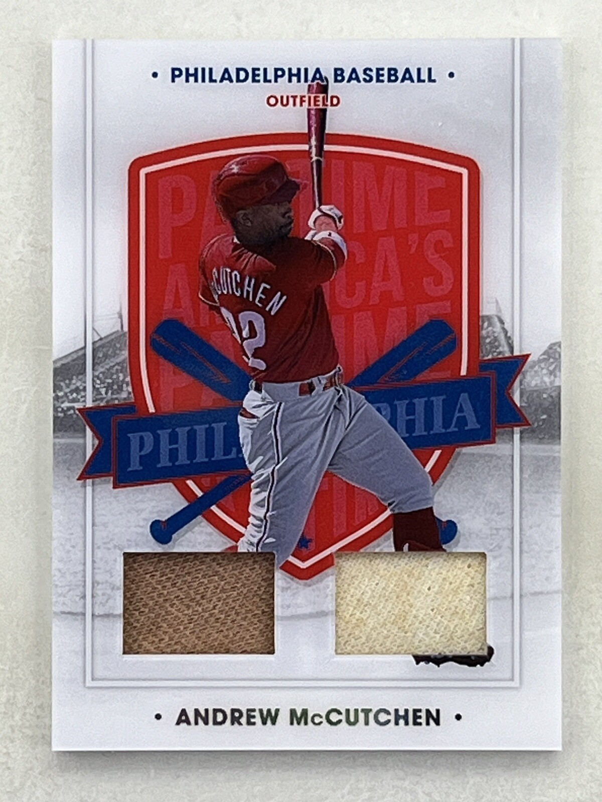 2021 Panini Chronicles - America's Pastime Dual Swatches Andrew ...