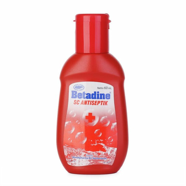 60ml Betadine Antiseptic Liquid Soap Non-irritating 7.5 Povidone Iodine ...