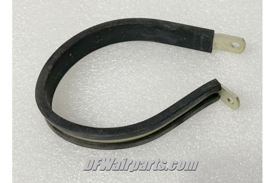AN742-46C, MS21919G44, Aircraft Loop Type Cushioned Steel Support Clamp ...